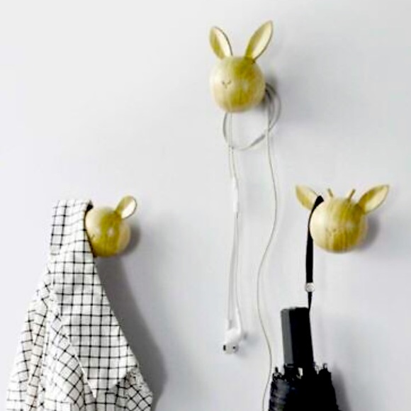 Accents | Animal Head Wall Hanging Hook Decorative Hanger Modern Home ...